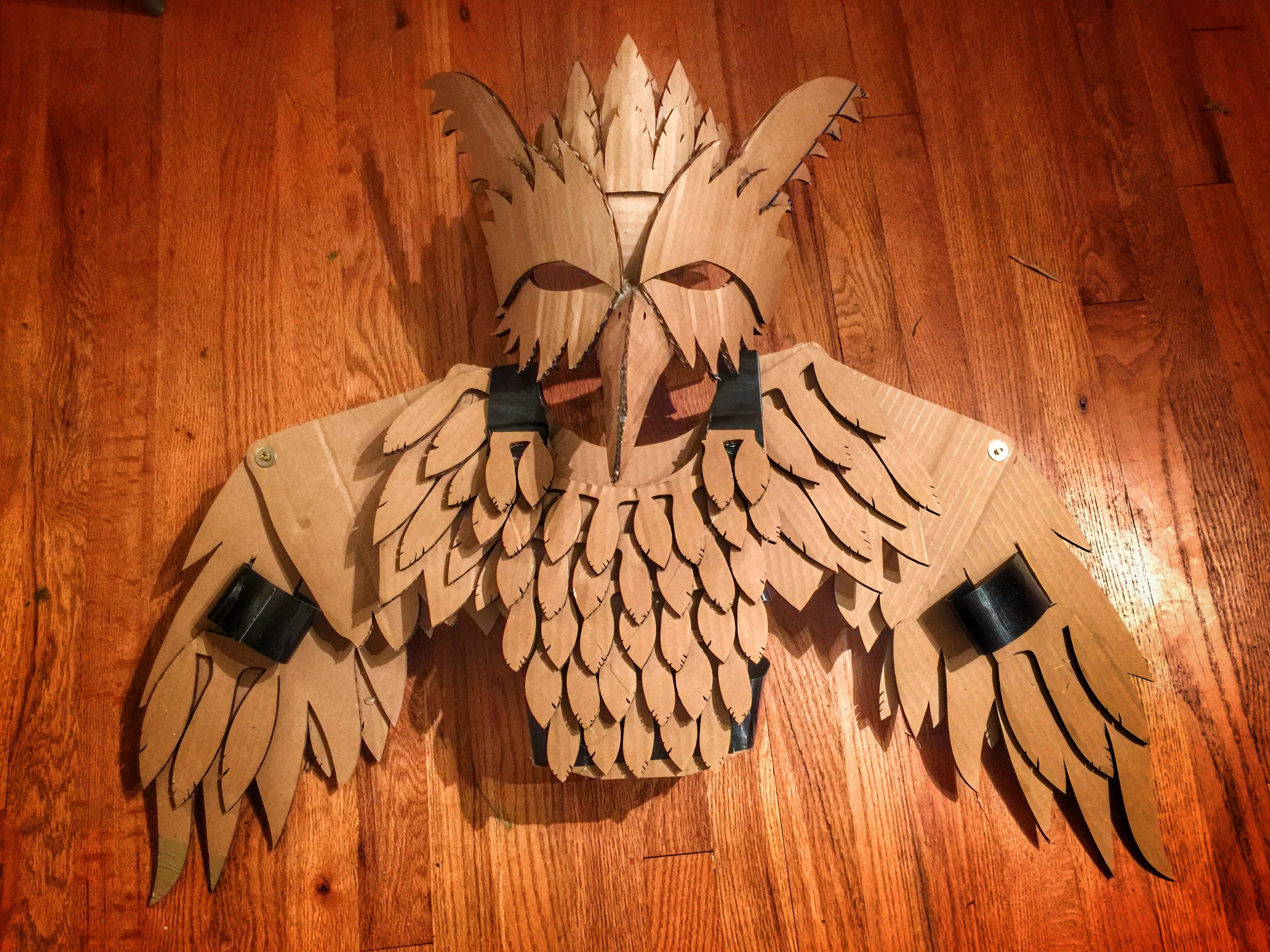 Laser Cut Birdman Costume - Salient Technologies